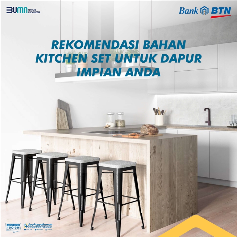 Rekomendasi Bahan Kitchen Set untuk Dapur Impianmu
