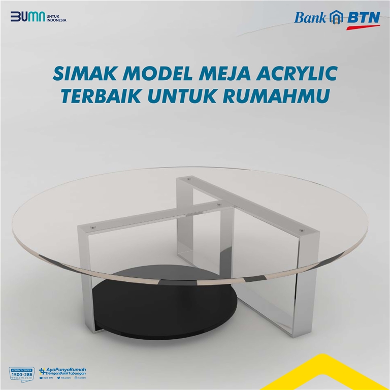 Simak Inspirasi Model Meja Acrylic untuk Rumahmu!