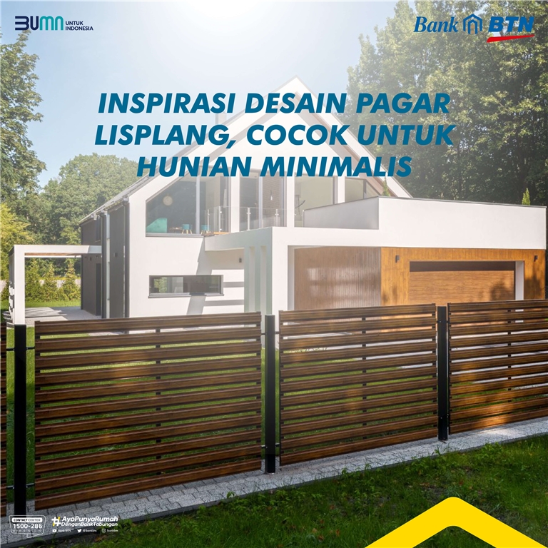 Inspirasi Desain Pagar Lisplang untuk Hunian yang Lebih Modern