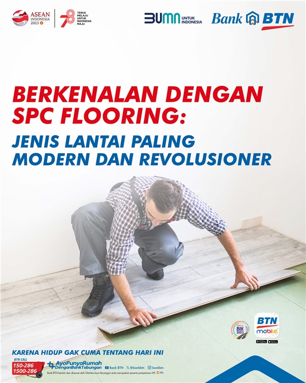 SPC Flooring: Jenis Lantai Paling Modern dan Revolusioner