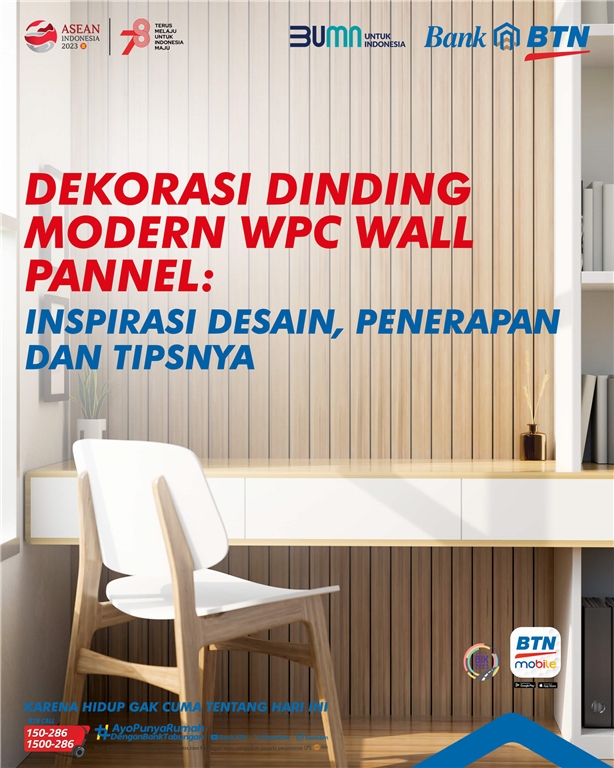 Inspirasi Desain Dekorasi Dinding Modern WPC Wall Panel
