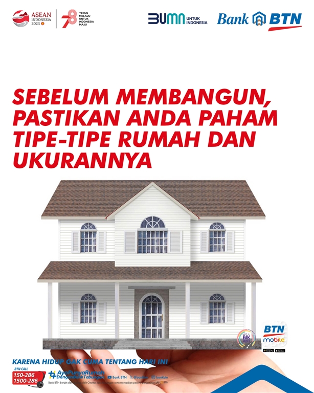 Sebelum Membangun, Pastikan Paham Tipe-Tipe Rumah dan Ukurannya