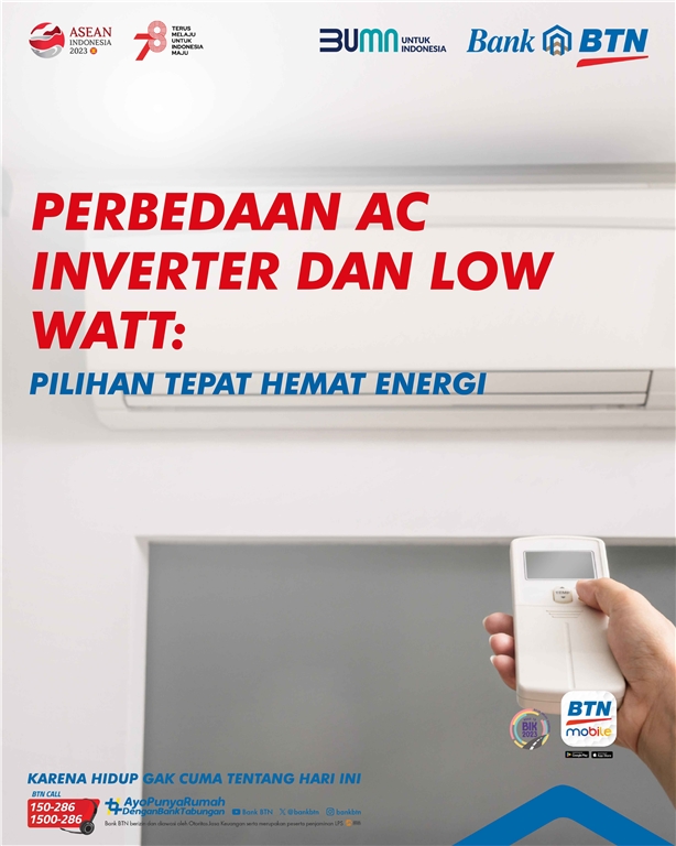 Perbedaan AC Inverter dan Low Watt: Pilihan Tepat Hemat Energi