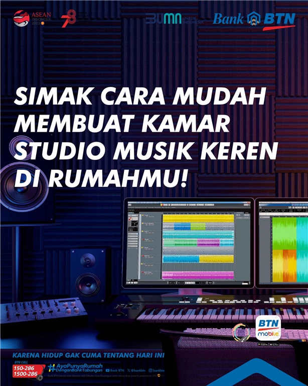 Simak Cara Mudah Membuat Kamar Studio Musik Keren di Rumahmu!