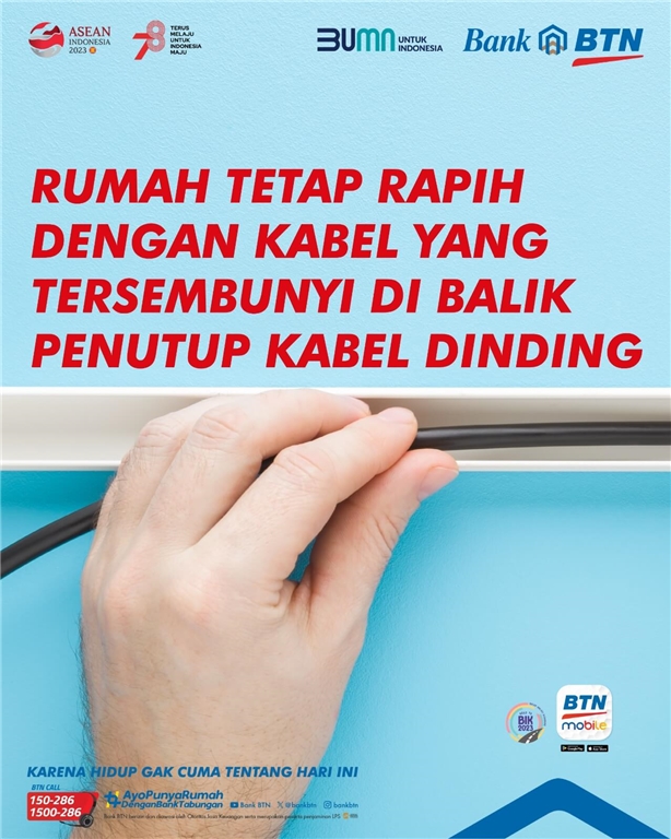 Rumah Tetap Rapi dengan Penggunaan Penutup Kabel Dinding