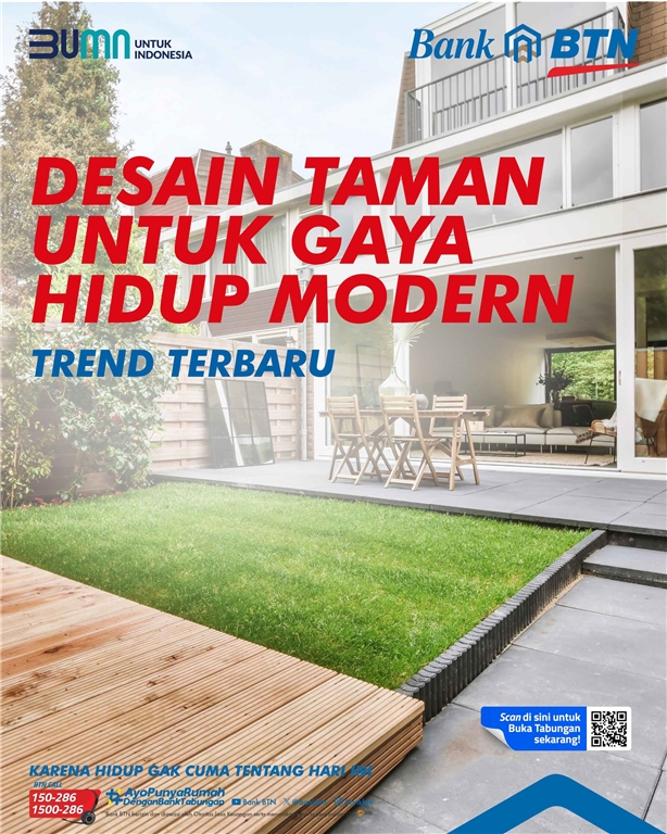 Design Taman untuk Gaya Hidup Modern: Tren Terbaru