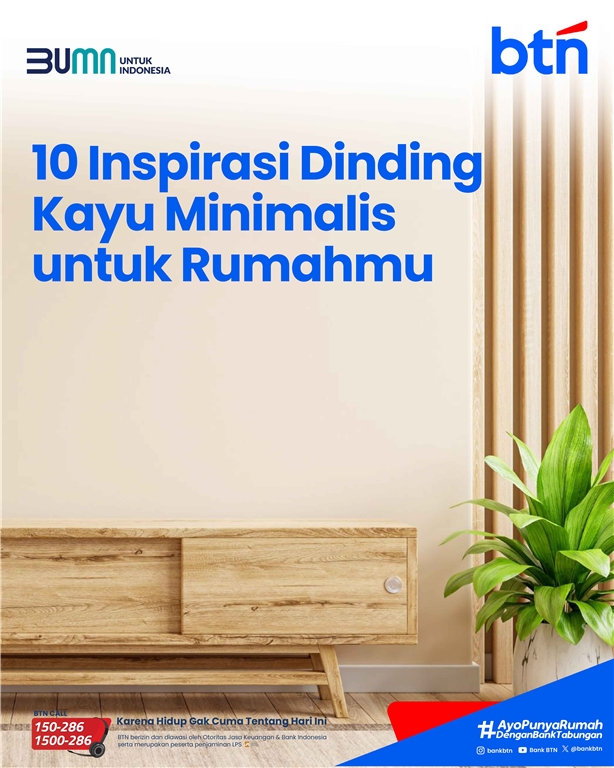 10 Inspirasi Dinding Kayu Minimalis untuk Rumahmu