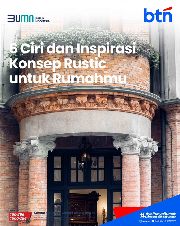 6 Ciri dan Inspirasi Konsep Rustic untuk Rumahmu!