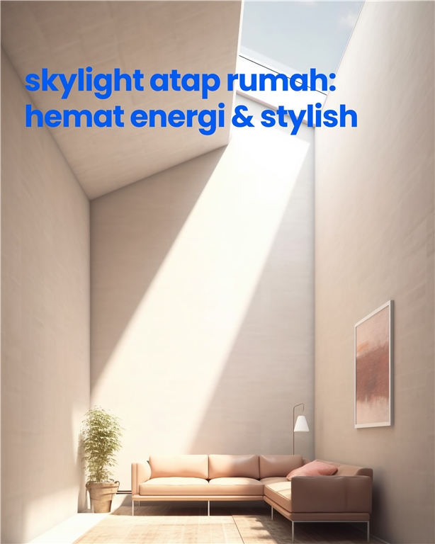 Skylight Atap Rumah: Hemat Energi & Stylish